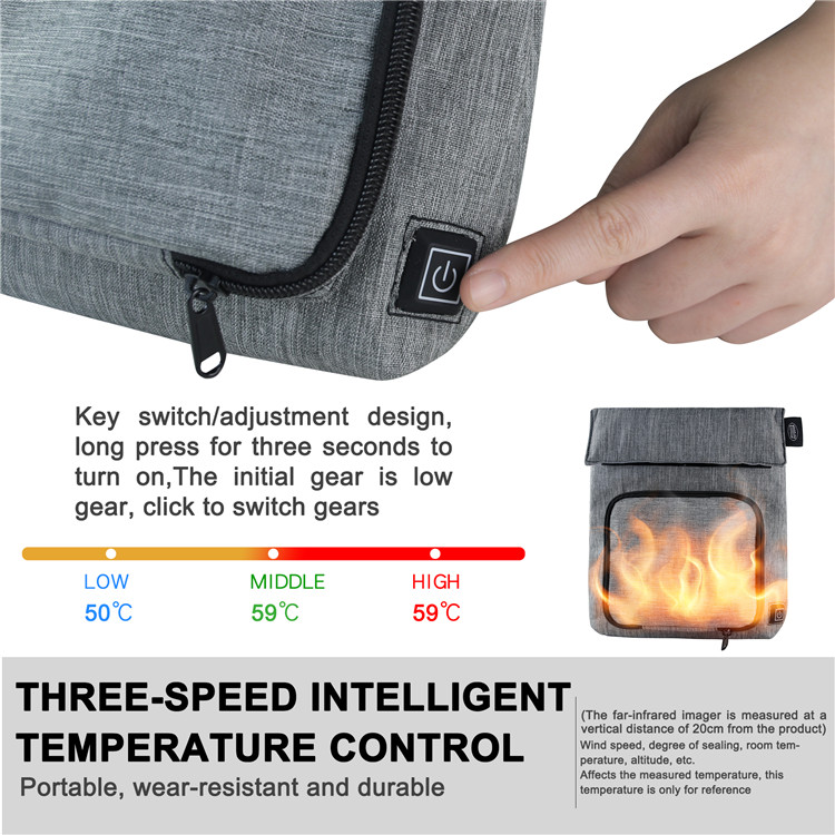 Custom Portable Insulated Heated Bag For Food MTECU001